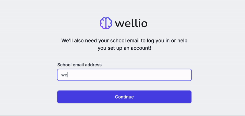 How to set students up on Wellio