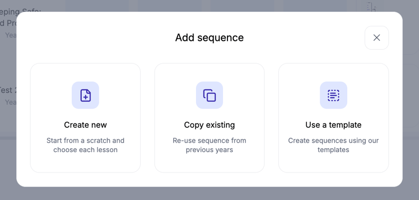 How to Create or Add a Sequence
